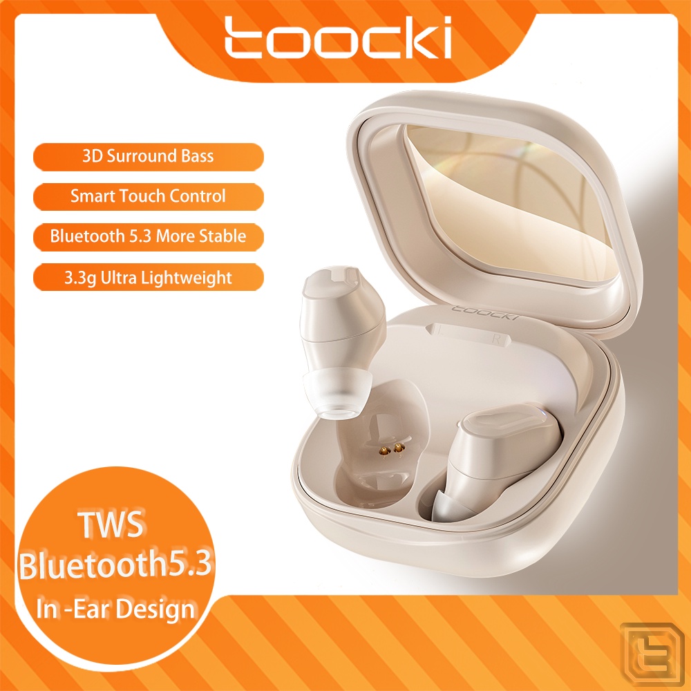 Toocki TWS หูฟังอินเอียร์ บลูทูธไร้สาย 5.3 HiFi ระบบเสียงสเตอริโอ ...