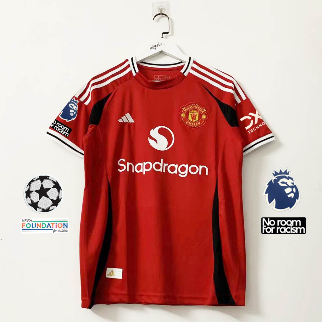 แฟนๆ ฉบับที่ 2425 Man Utd Home jersey S-4XL 24/25AAA++ | Shopee Thailand