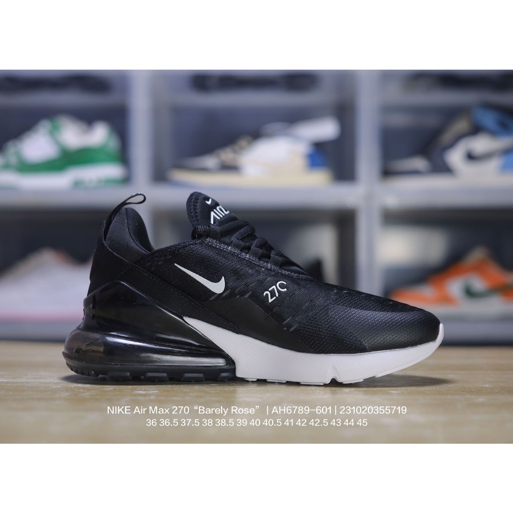 Nike Men's Air Max 270 Shoes - Black ไนกี้ ผู้ชาย แอร์ แม็กซ์ สีดำ ...