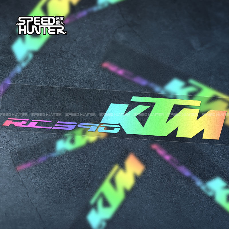 Ktm RC200 Letter Sticker RC390 Motorcycle Frame Sticker Fuel Tank Side ...