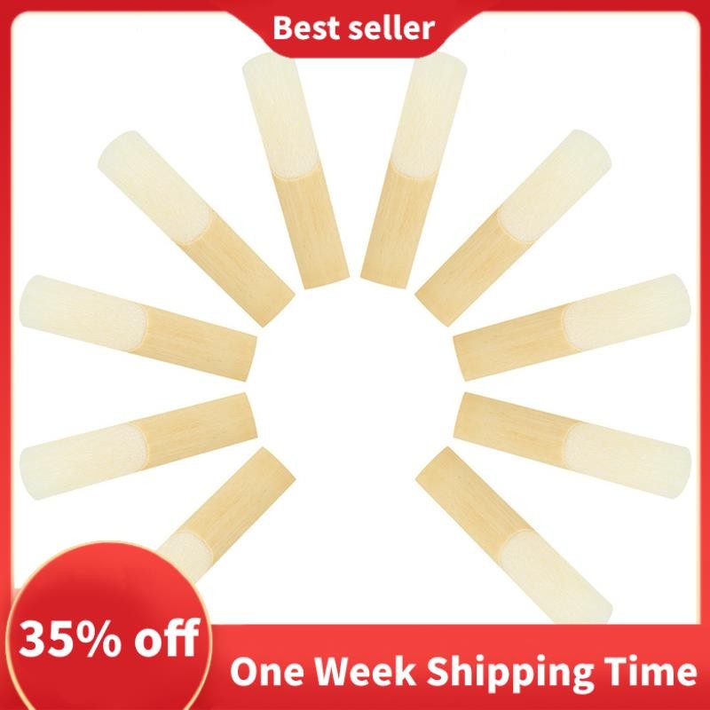 10 ชิ้น/เซ็ต Clarinet Reeds แบบดั้งเดิม Reed Strength 2.5 Woodwind ...