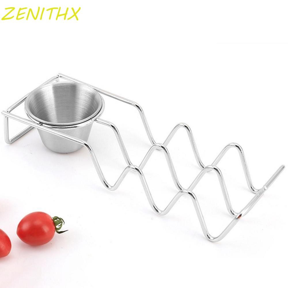 Zenithx Taco Holder Stand, Stainless Stackable Taco Shell Stand ...