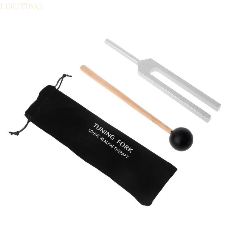 Louting 512 Hz ส้อมปรับอลูมิเนียมพร้อมกระเป๋าเก็บค้อน Healing เครื่อง ...