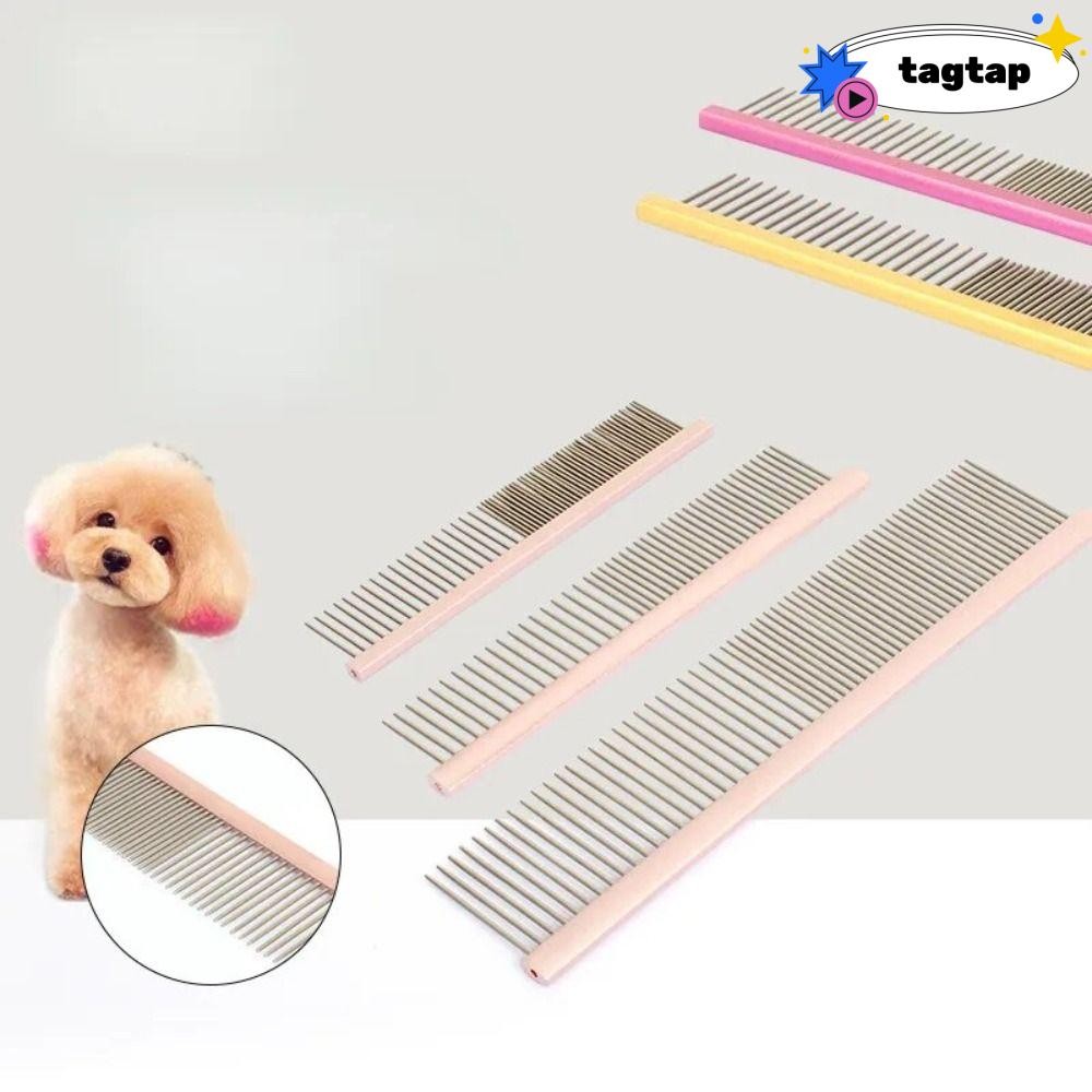Tagtap หวีกรูมมิ่งสุนัข, อลูมิเนียมอ่อนกําจัดขนหวีสัตว์เลี้ยง, หมุด ...