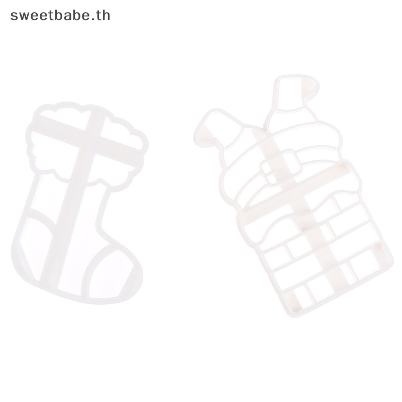 Sebabe แม่พิมพ์ ลายคริสต์มาส เตาผิง ซานตาคลอส ปล่องไฟ สําหรับทําคุ้กกี้ ...