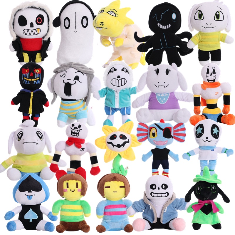 20-32cm Undertale Plush Stuffed Toys Game Periphery Cartoon Figure Sans ...