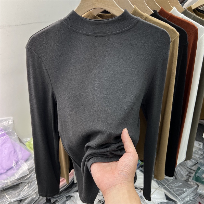 WANG JIAO ZHAN เสื้อแขนยาว ใช้ใส่เพิ่มความอุ่นด้านใน กันหนาว เนื้อผ้า ...