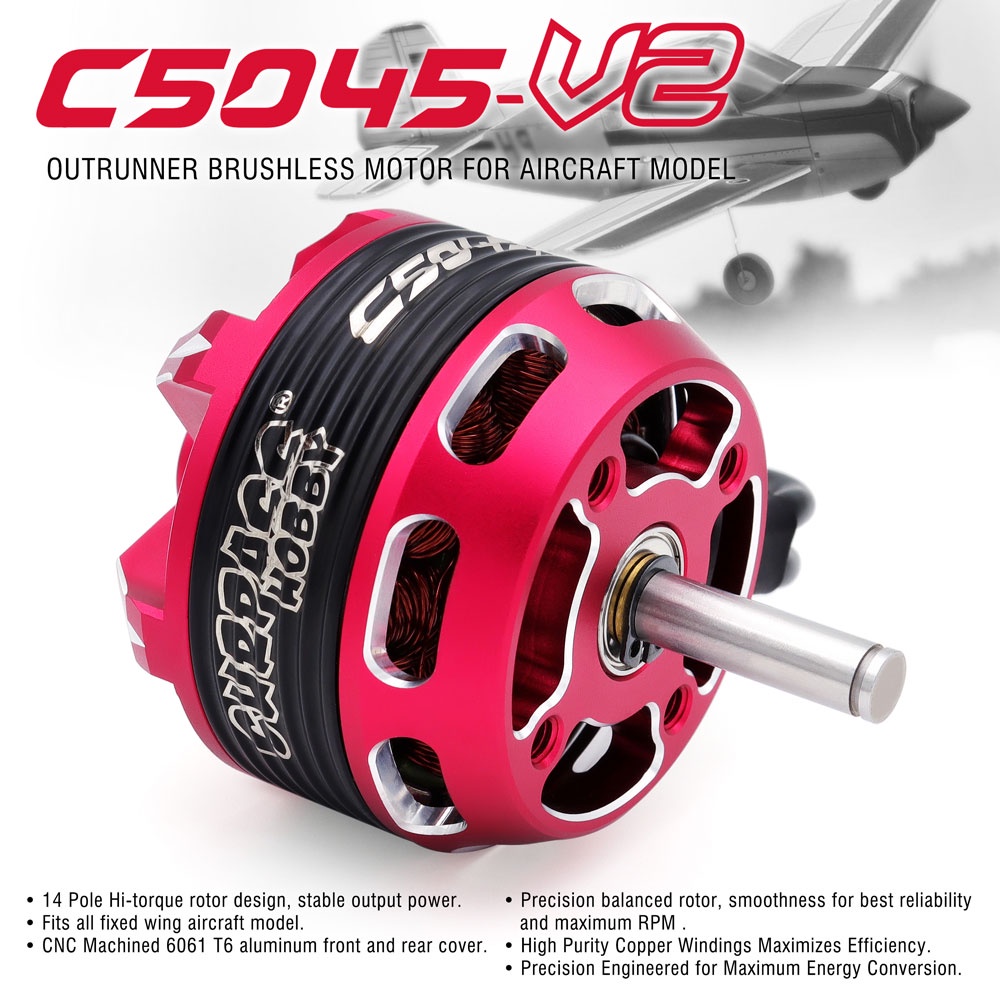 Surpass HOBBY C50 Series V2 890KV 760KV 435KV Brushless Outrunner มอเต ...