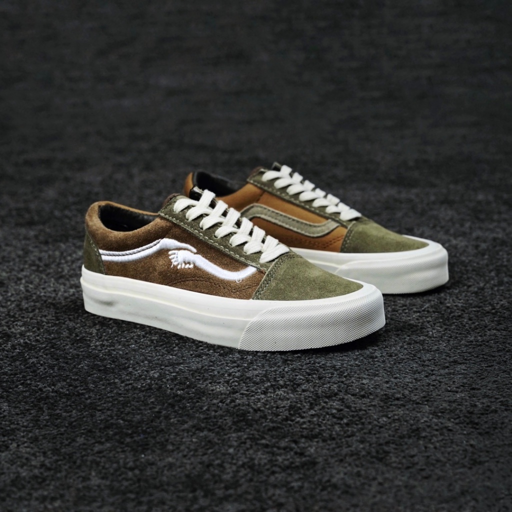 Notre X Vans Vault og style 36 LX 22ss โมเดลทหาร สีเขียว | Shopee Thailand