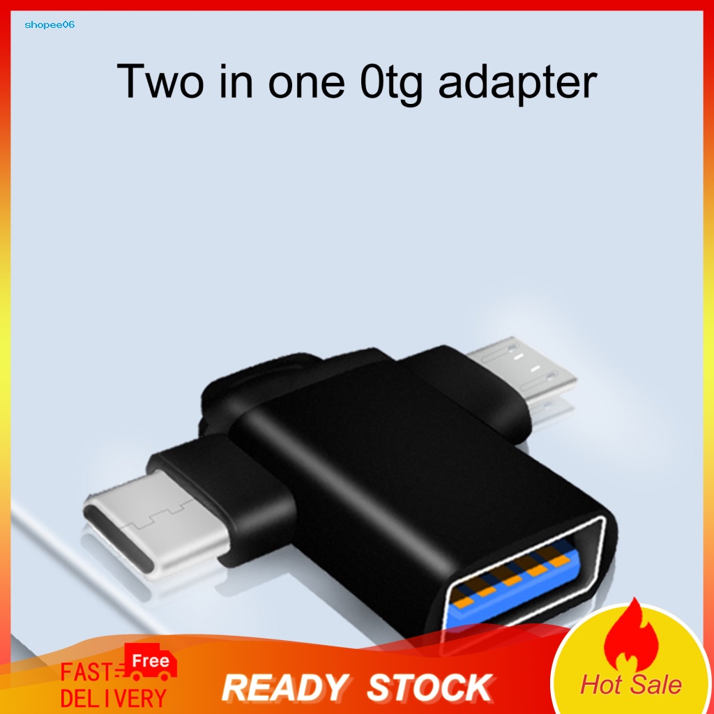 Setn 2-in-1 อะแดปเตอร์แปลงข้อมูล Type-C Micro USB OTG สําหรับแท็บเล็ต โทรศัพท์ แล็ปท็อป | Shopee ...
