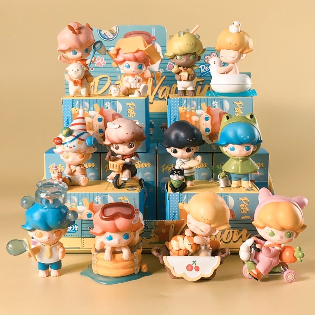 ฟิกเกอร์ Pop Mart Dimoo Pet Vacation Influencer แบบครบชุด สําหรับตกแต่ง ...