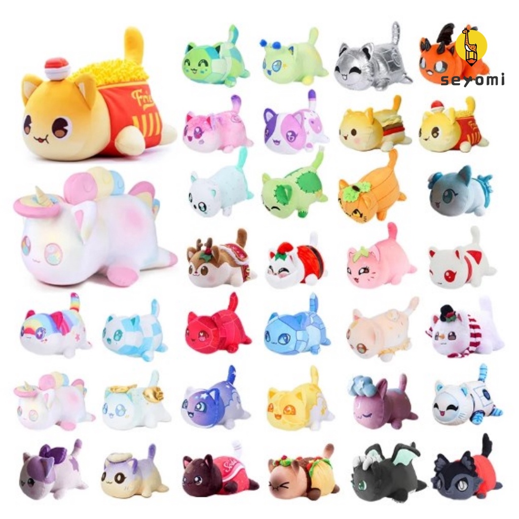 Aphmau Meows Cat Plush Toy Soft Meemeow Stuffed Donut Cat ตุ๊กตายัดนุ่น ...