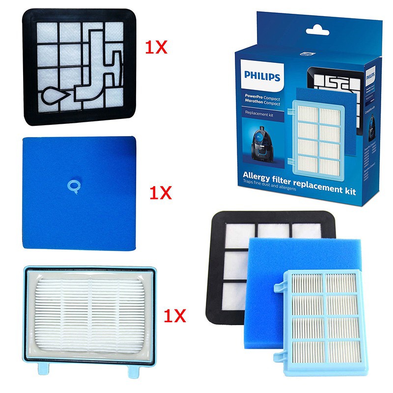 แผ่นกรองเครื่องดูดฝุ่น Philips FC 9331 FC 9332 FC 8010 01 3 ชิ้น ...
