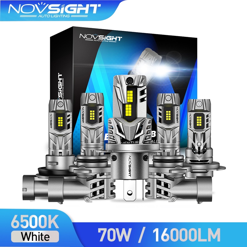 Novsight N63 ใหม่ล่าสุด ไฟหน้ารถยนต์ ไฟตัดหมอก H4 H7 H11 9005 9006 90W 6500L 20000LM | Shopee ...