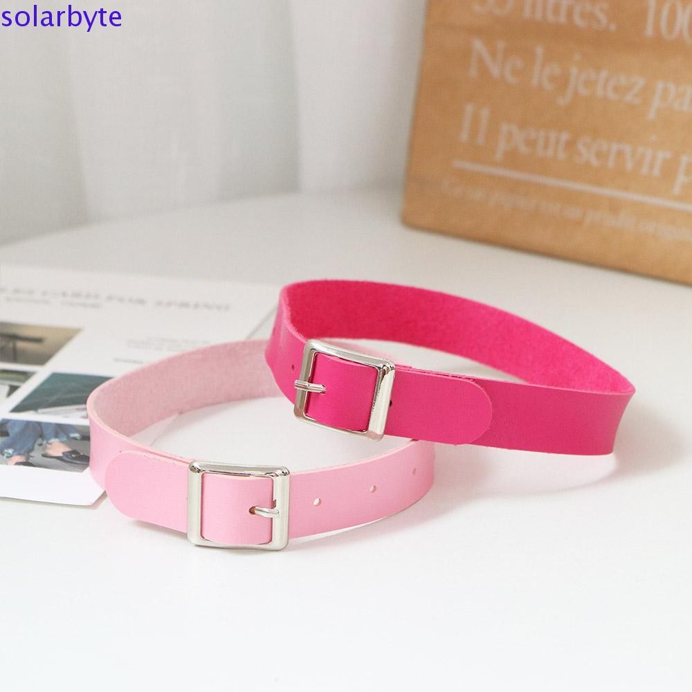 Solarbyte สร้อยคอคุณภาพอินเทรนด์เครื่องประดับคอ Punk PU เข็มขัดหนัง Choker | Shopee Thailand