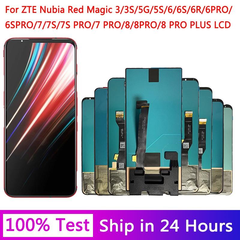ใหม่ AMOLED สําหรับ ZTE nubia Red Magic RedMagic 3 3S 5G 5S 6R 6 6s 7 7s 8 9 Pro จอแสดงผล + แผง ...
