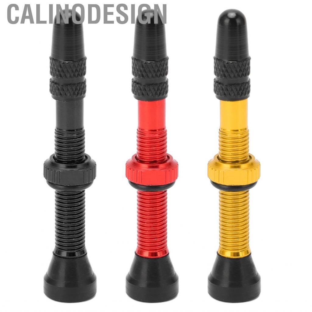 Calinodesign Bike Tubeless Valve Stems Anodized Aluminum for Mountain ...