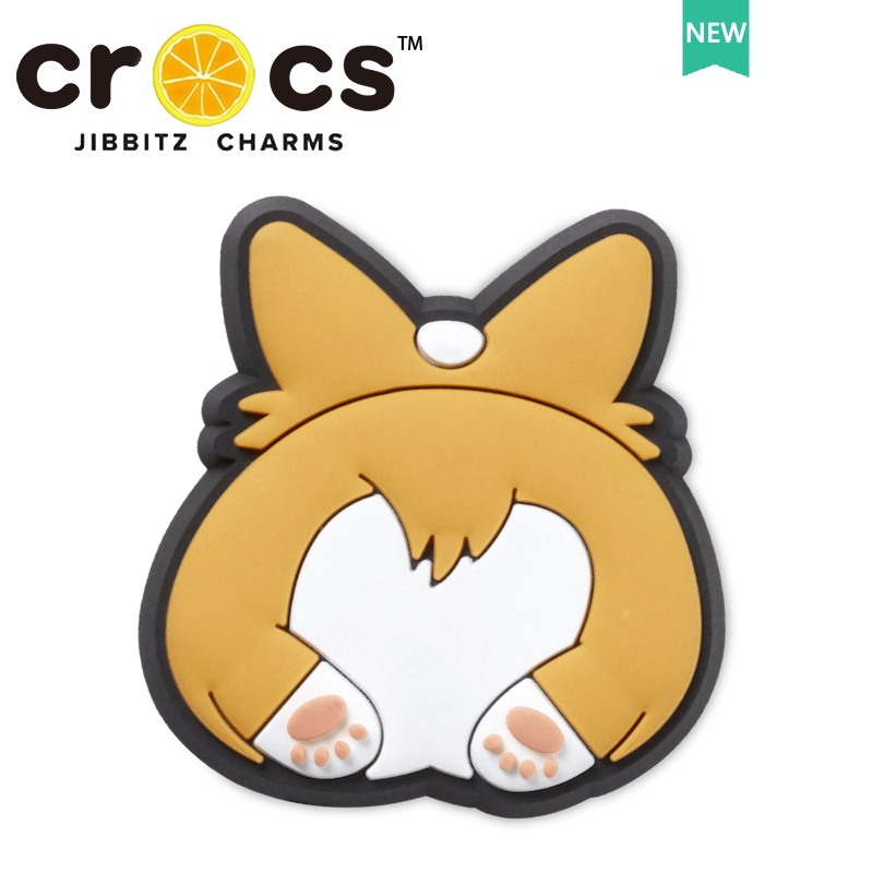 jibbitz crocs แท้ Corgi หัวเข็มขัด อุปกรณ์เสริมรองเท้า สําหรับสัตว์ ...