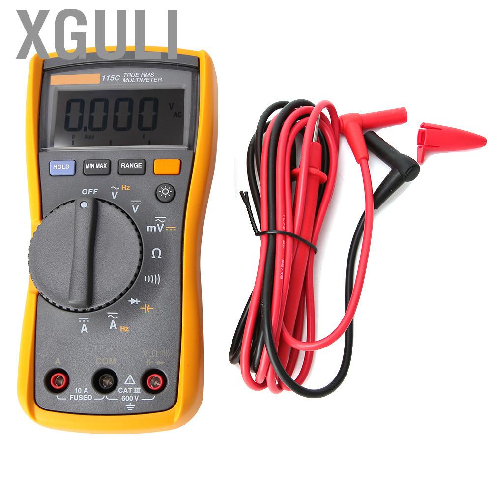 Xguli 115C New High Accuracy Digital Multimeter Mini Universal Meter ...
