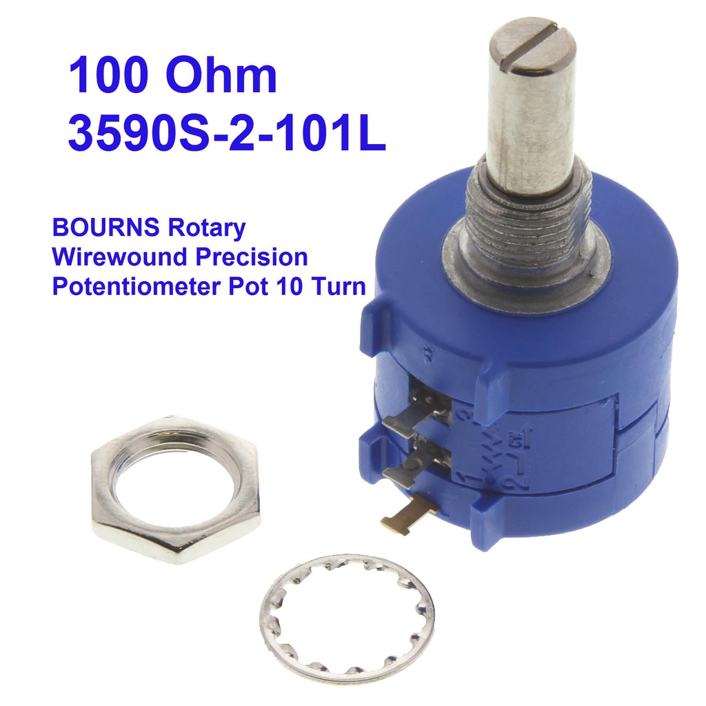 3590S-2-101L 100 Ohm BOURNS Rotary Wirewound Precision Potentiometer ...