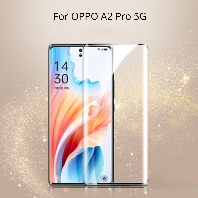 3D โค้งกระจกนิรภัยสําหรับ OPPO A2 Pro 5G ป้องกันหน้าจอสําหรับ OPPO ...