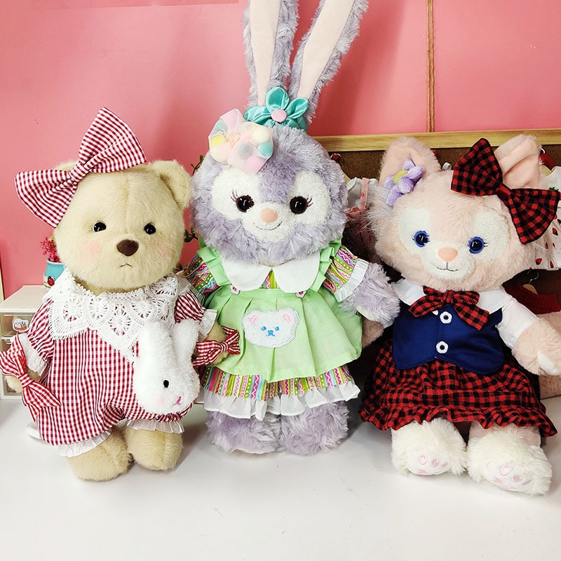 Lingna Belle เสื้อผ้าตุ๊กตาหมีน่ารัก 30 ซม. 40 ชิ้น 50 ซม. แบบเปลี่ยน ...