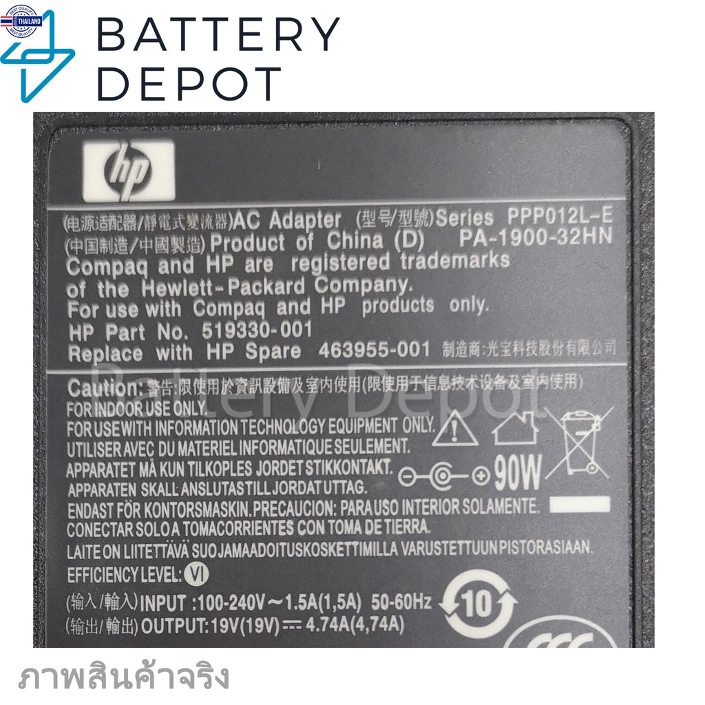 HP Adapter genuine HP EliteBook 8440p 8440w 8460p 8460w 8470p 8470w ...
