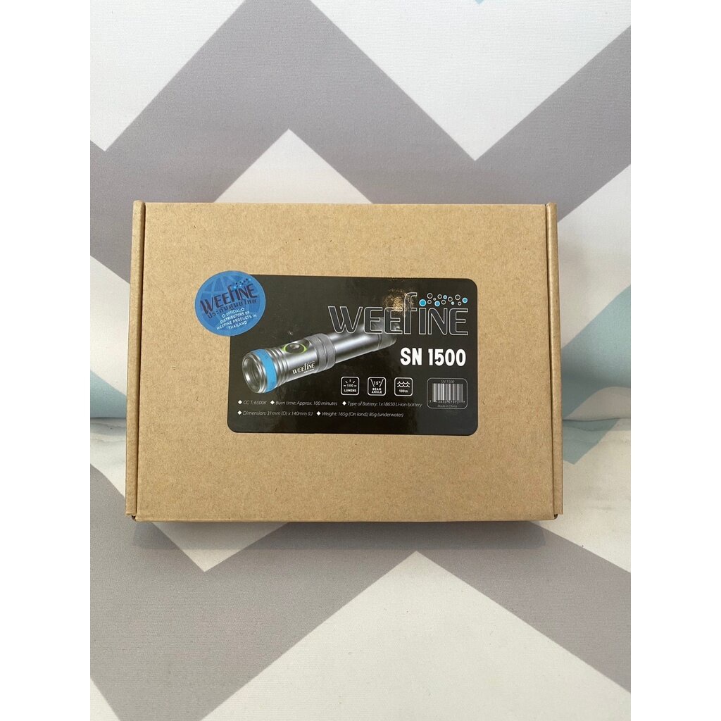 WEEFINE - WF083 Dive Torch SN 1500 for diving supplies ไฟฉาย | Shopee Thailand