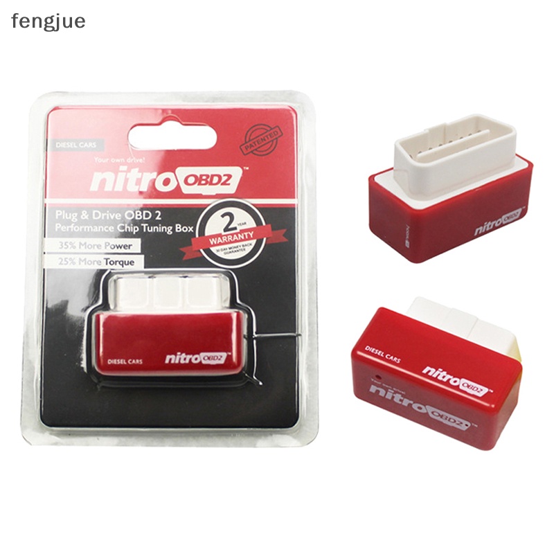 Fengjue Nitro OBD ECO OBD2 ECOOBD กล่องจูนชิปประหยัดน้ํามันเชื้อเพลิง ...
