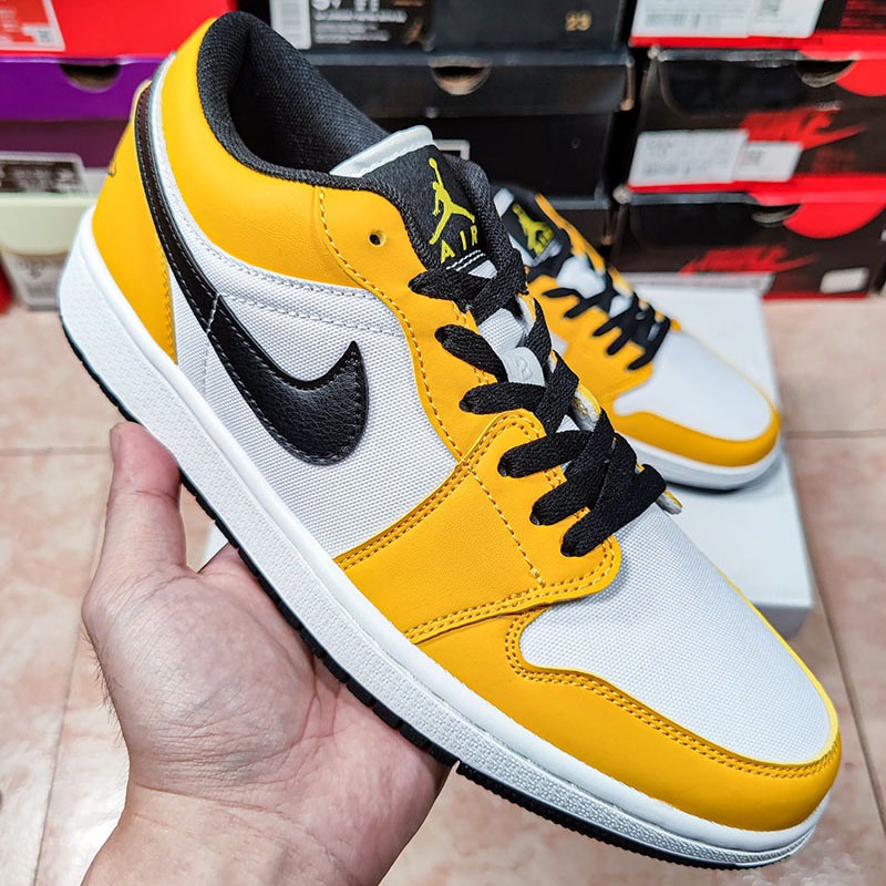 รองเท้าผ้าใบ Nike Air Jordan 1 Low Laser สีส้ม AJ1 สันทนาการ | Shopee ...