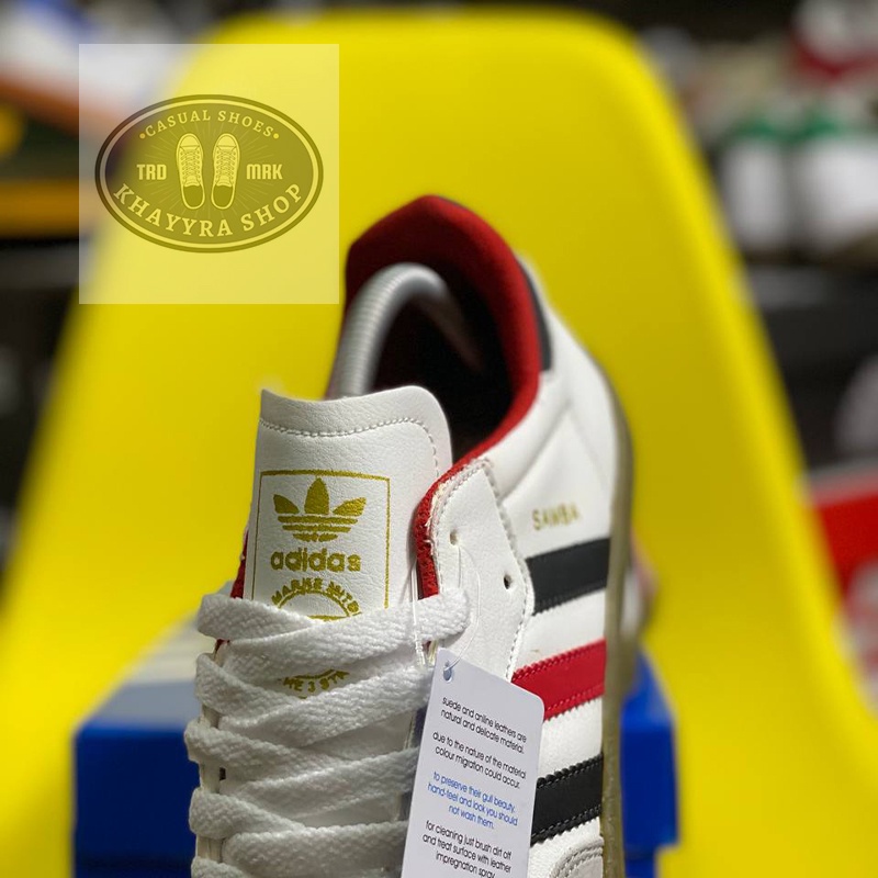 SEPATU ADIDAS SAMBA - PUTIH GERMANY แฟชั่น | Shopee Thailand
