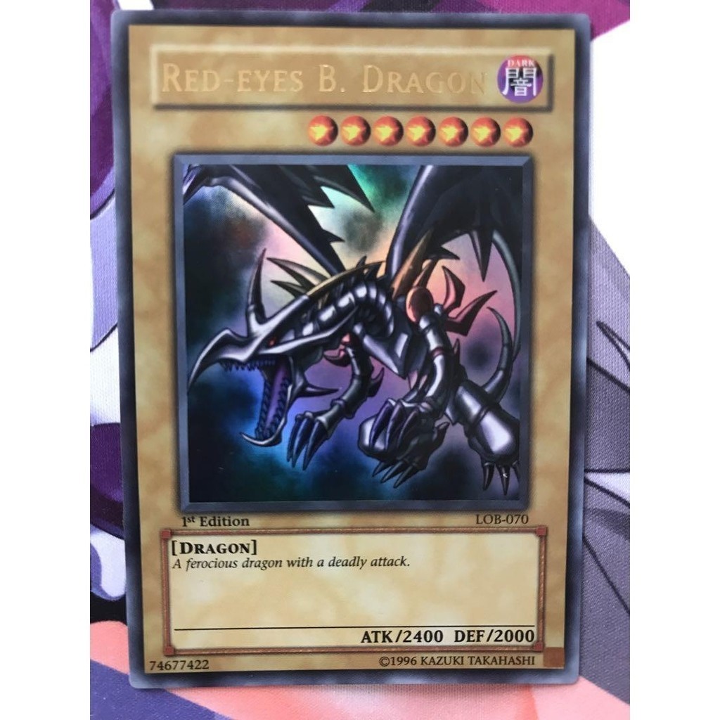 Yu-Gi-Oh Red-Eyes Black Dragon LOB-070 Asian English 1st Edition [Direct from Japan] | Shopee ...
