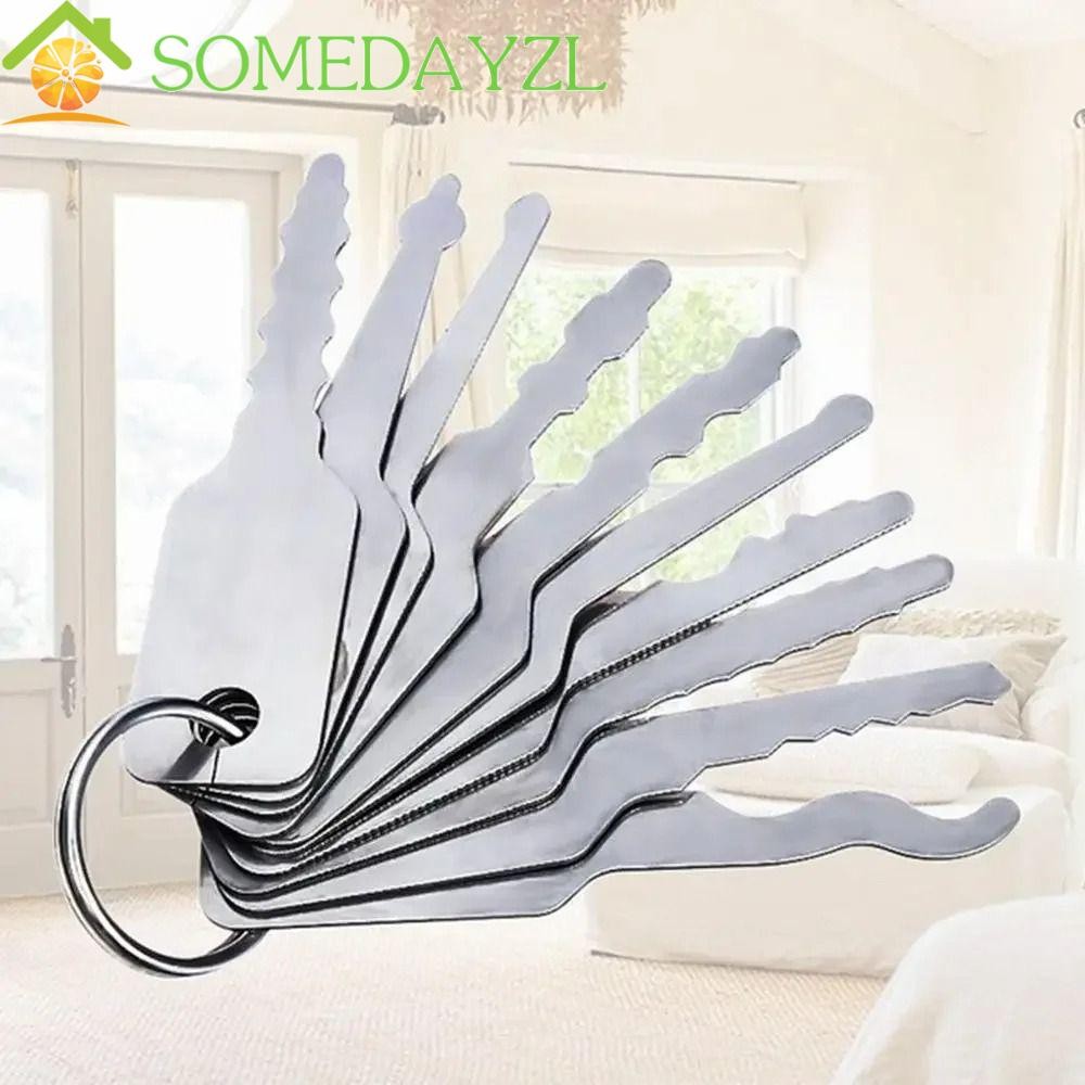 Somedayzl 10 ชิ้น/เซ็ตประตูเปิดคีย์,สวมใส่Dual Sided Jigglerคีย์ ...