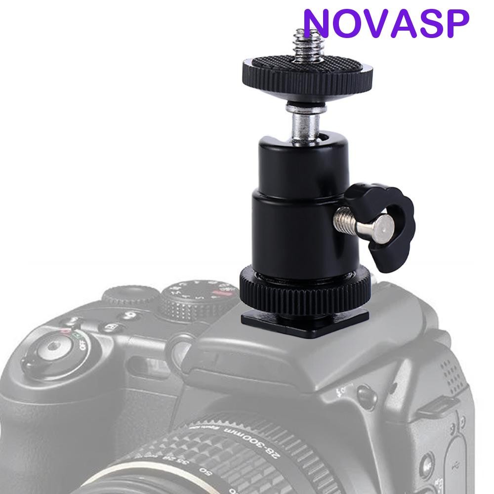 Novasp ขาตั้งกล้องหัวบอล DSLR DV อลูมิเนียม 1/4 "สกรูกล้องวิดีโอ 360 องศาขาตั้งกล้องกล้อง ...