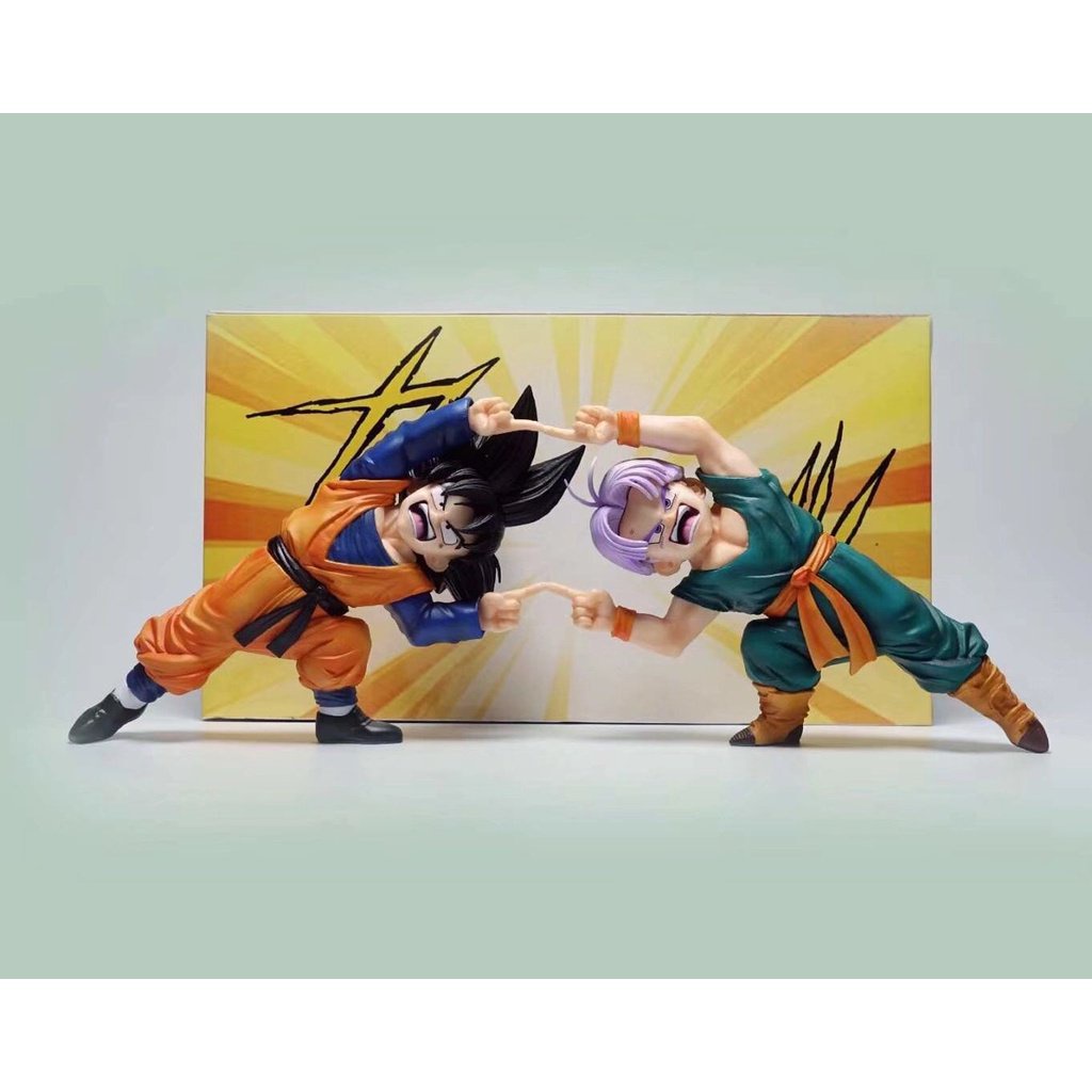 โมเดลฟิกเกอร์ อนิเมะ Dragon Ball Goten Trunks Fit Fusion Scene บรรจุ ...