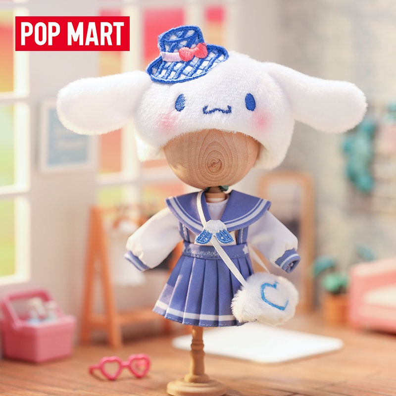 P POPMART POPMART Cinnamon Dog Melody เสื้อผ้าเด็ก สิบสองจุด BJD ...