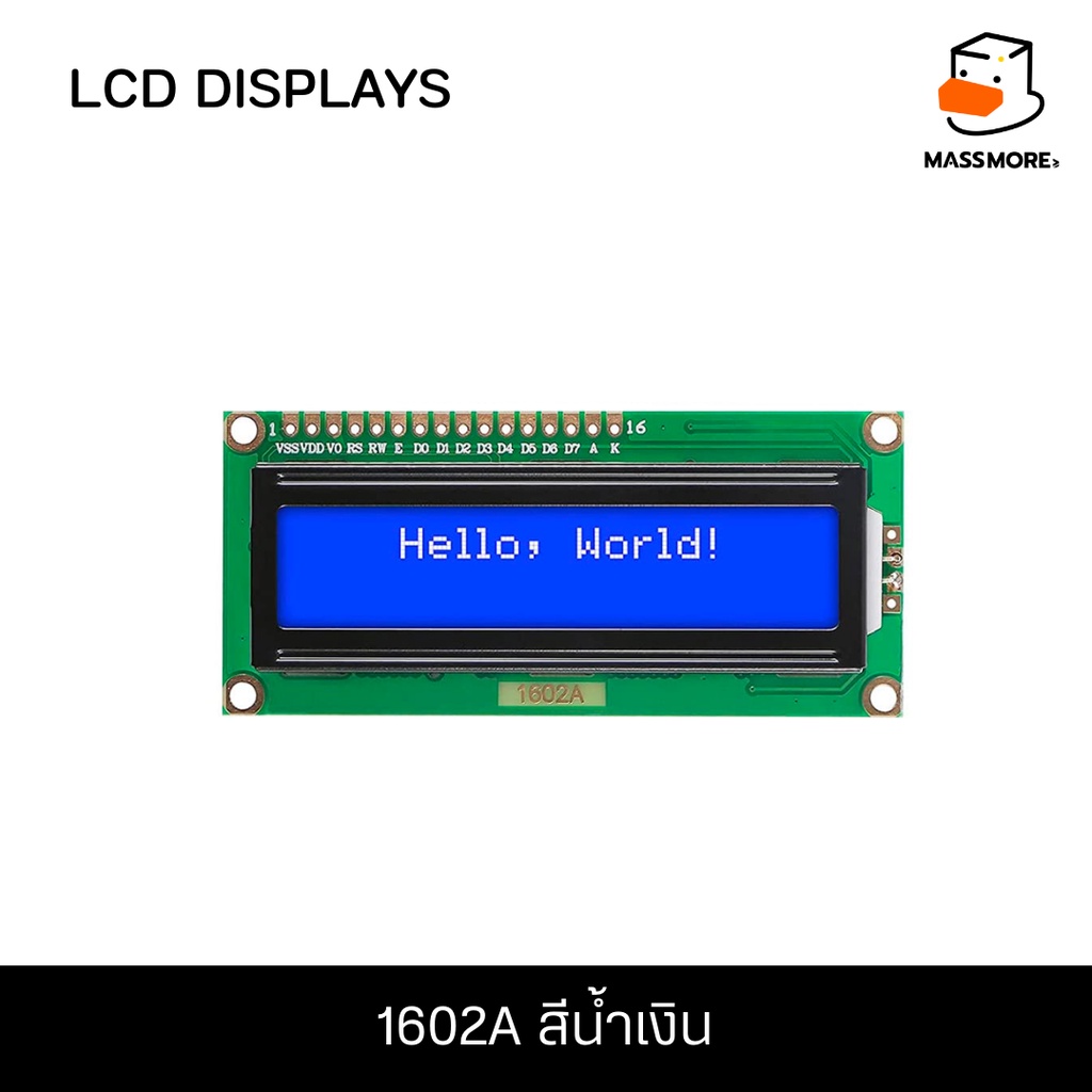 หน้าจอ LCD Display 1602A 20004A IIC,I2c หน้าจอผลึกเหลว ขนาด 16x2 และ ...