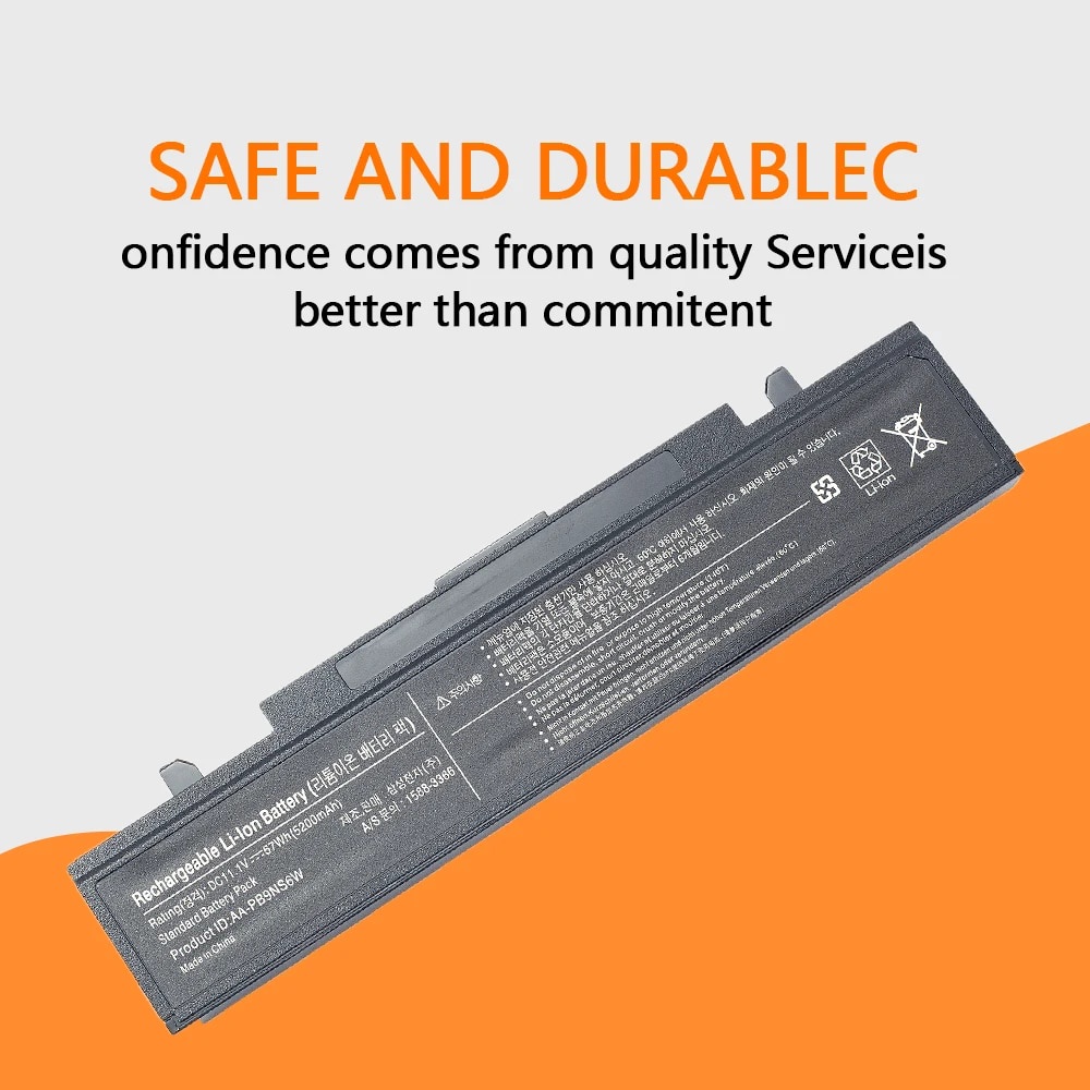 แบตเตอรี่แล็ปท็อป 5200mAh Samsung R428 R440 R429 R467 Q470 R431 R439 ...