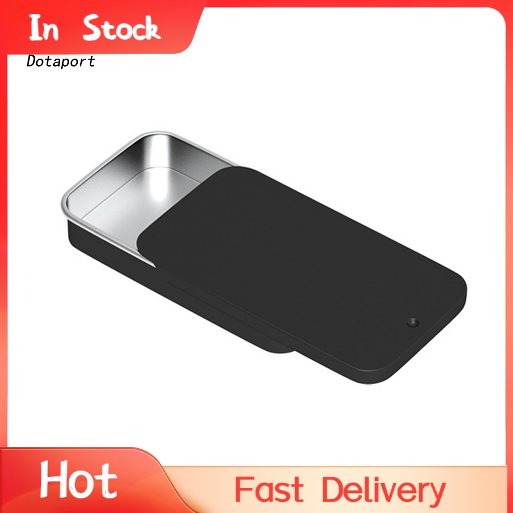 Kddt- กล่องเปล่า โลหะ ทรงสี่เหลี่ยม น้ําหนักเบา สําหรับใส่ยา ลูกอม 2 ...