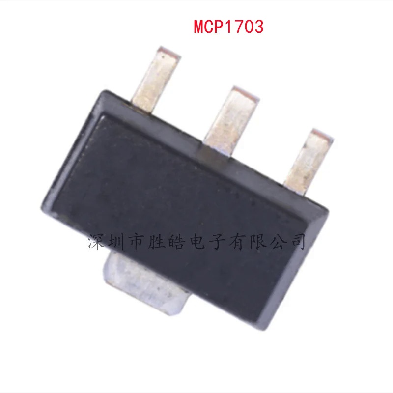 (10 ชิ้น) ใหม่ MCP1703T-3302E/MB MCP1703T Low-Dropout Linear Regulator LDO ชิป SOT-89 MCP1703 ...