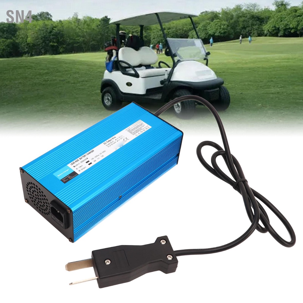 SN4 รถกอล์ฟแบตเตอรี่เครื่องชาร์จ 600W 36V 12A 3 PIN Crowfoot ปลั๊ก 3 ...