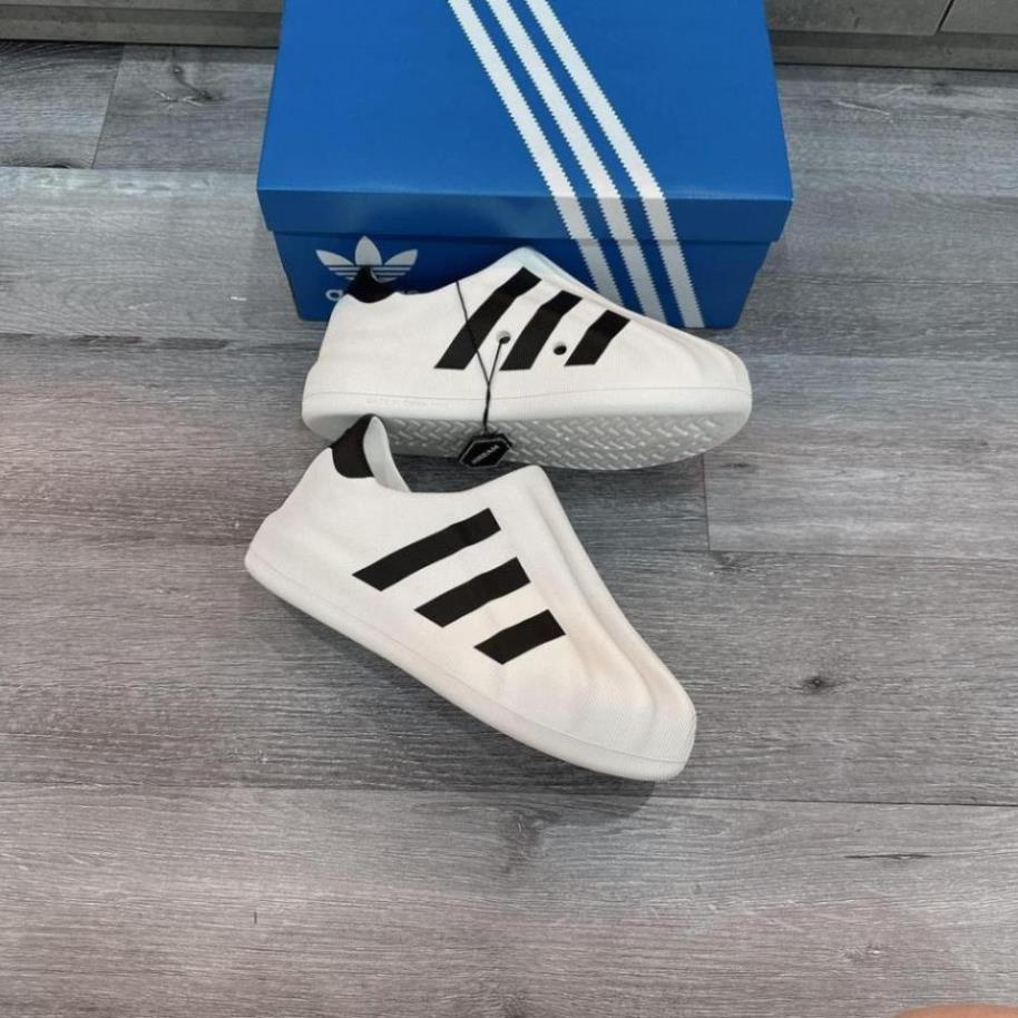 Adidas adifom superstar Core Black White Sneakers With 3 Stripes Pattern In Black And White full ...