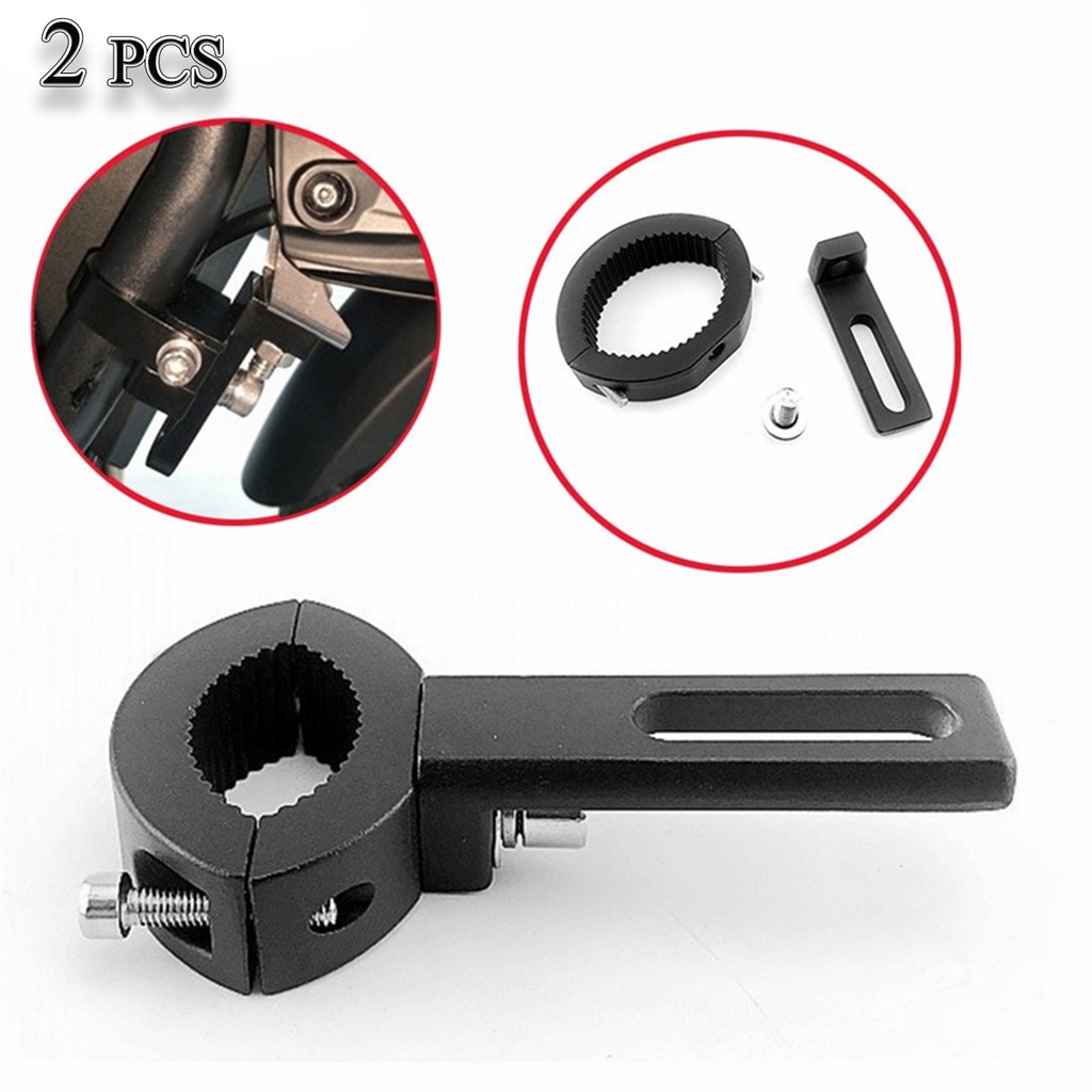 2Pcs Motorcycle Mount Bracket Spotlight Clamp Bracket Crash Bar Guard ...