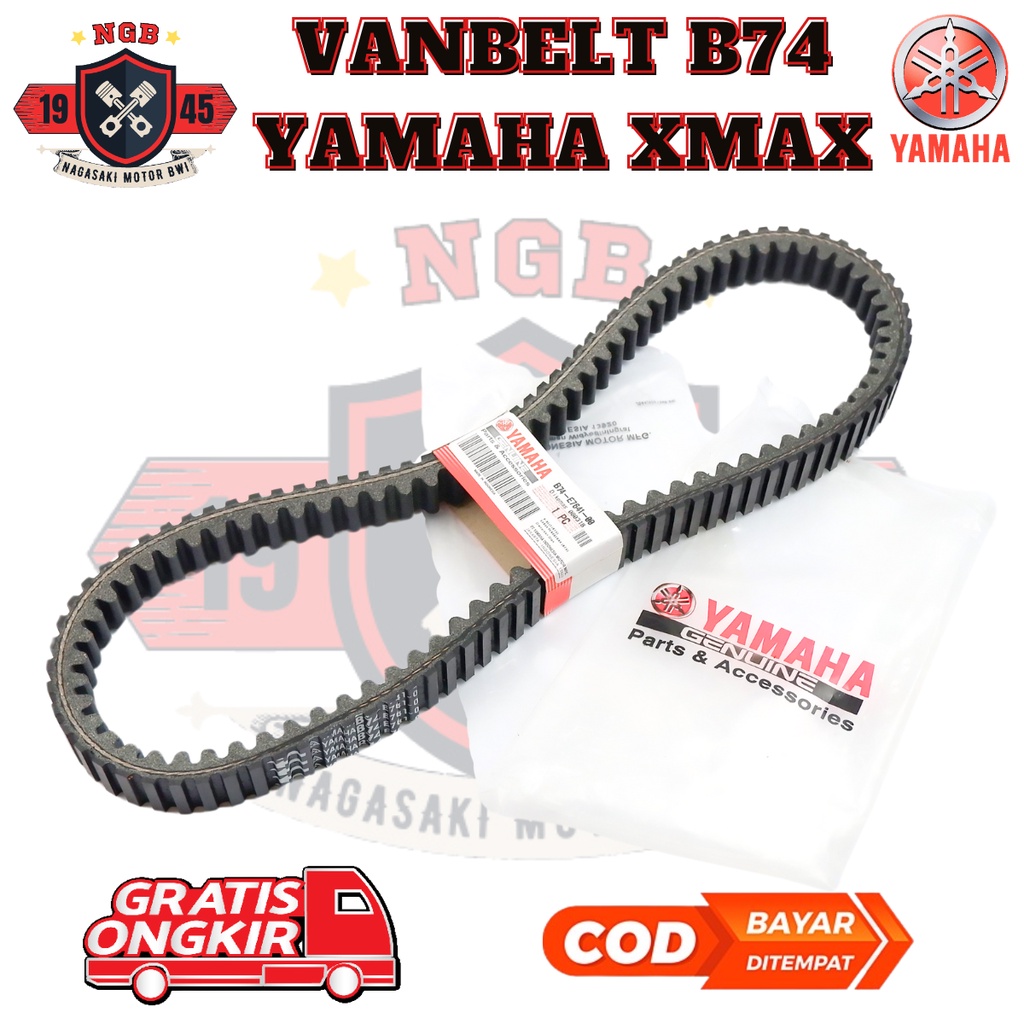 Yamaha XMAX Motorcycle V-Belt Yamaha XMAX 250- B74-E7641-00 | Shopee ...