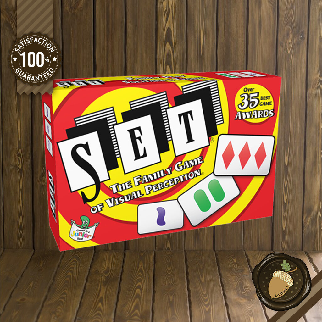 SET: Card Game (The Family Game of Visual Perception) บอร์ดเกม Board ...