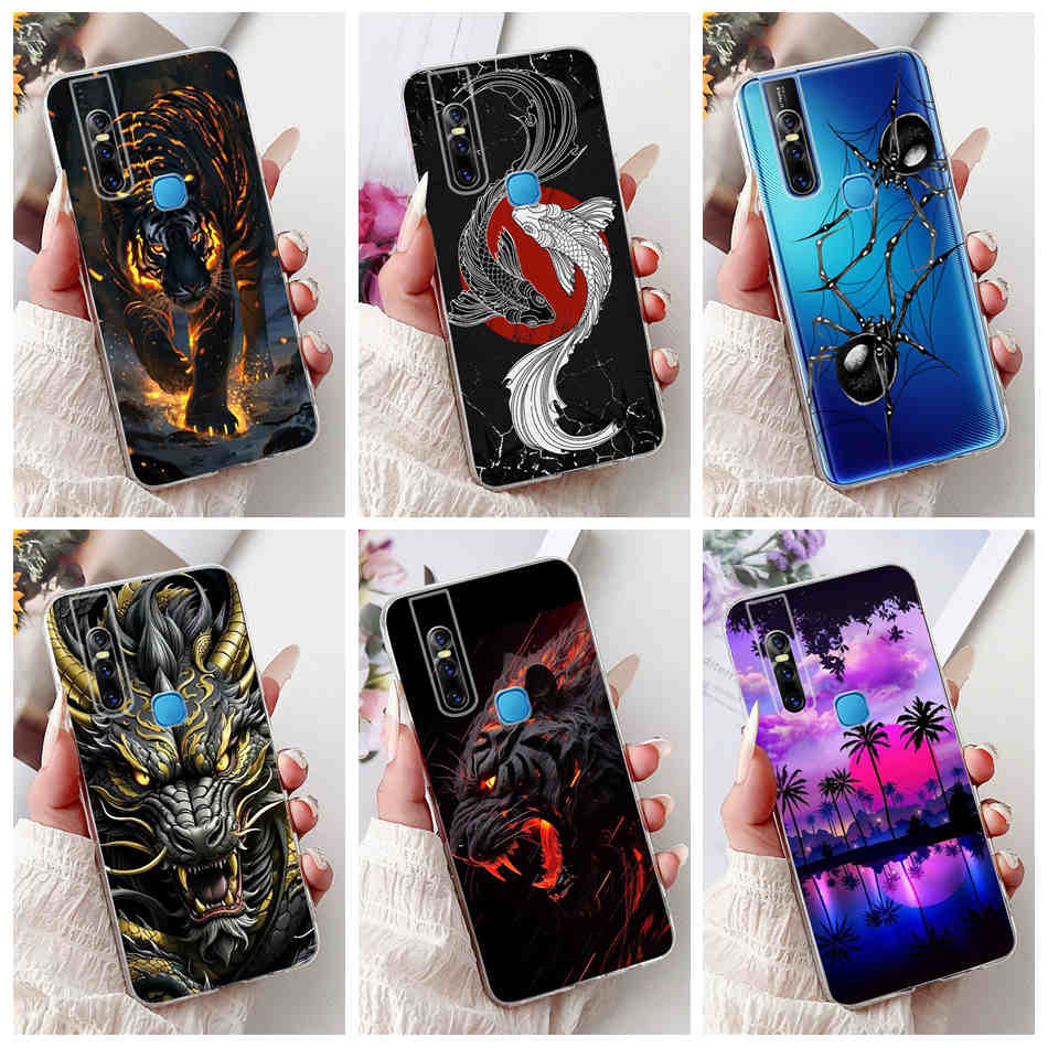 Vivo V15 V15Pro ใหม่แฟชั่น Dragon Spider สไตล์ปลอก Vivo_1818 1819 V 15 ...