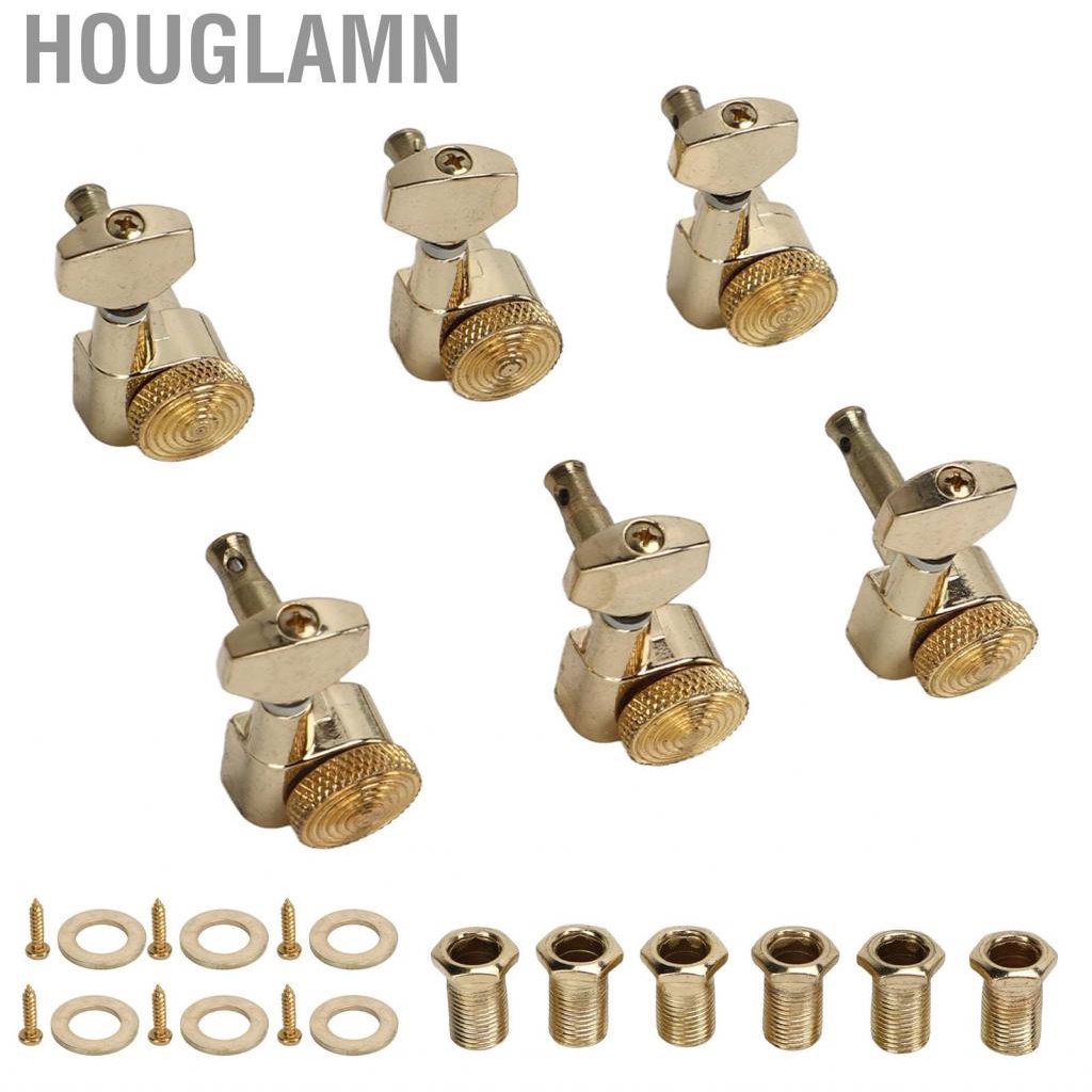 Houglamn String Tuning Peg Replacement Guitar Gold Robust for Music ...