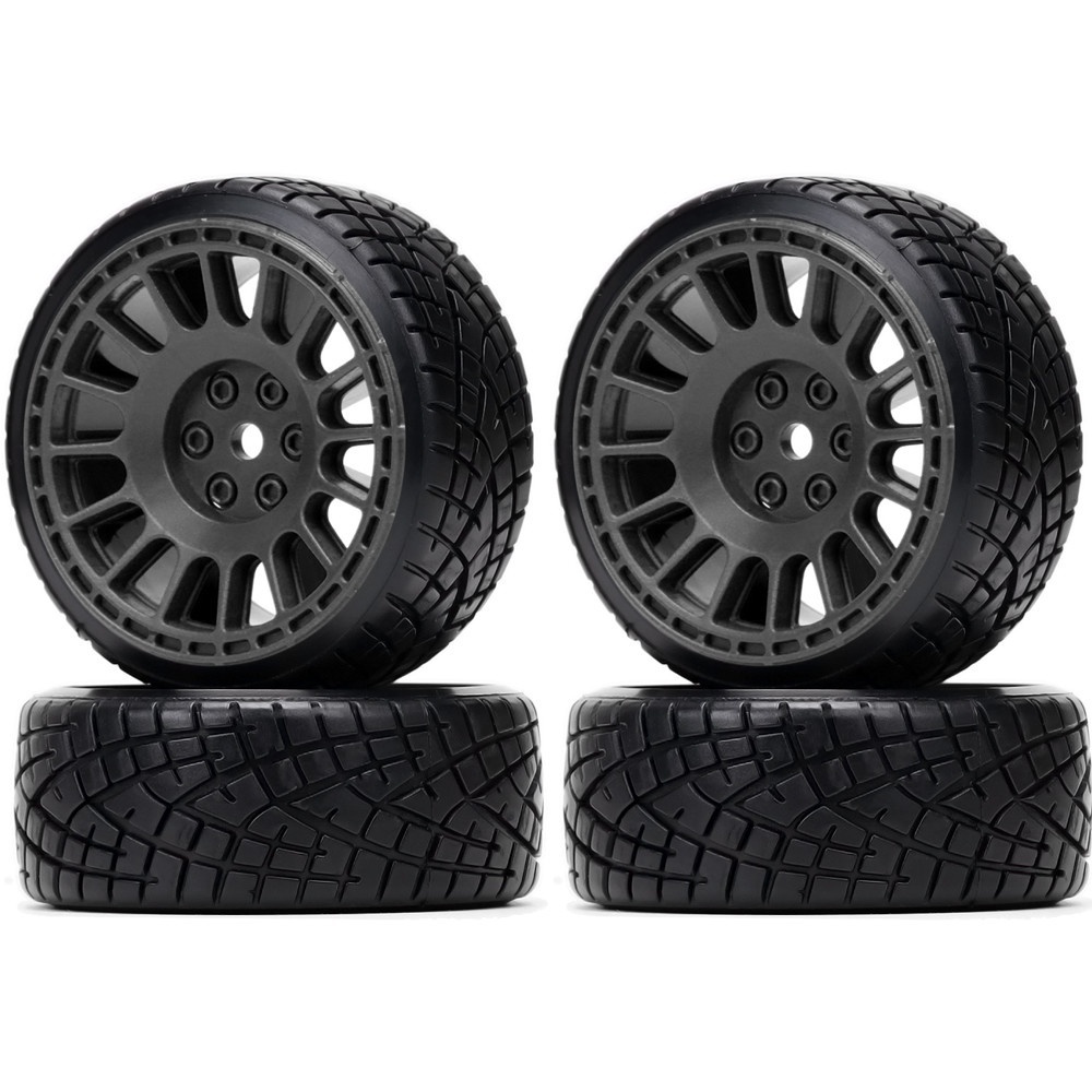 1/10 4Pc AX102-6013 Plastic RC Car Wheels Rims Drift Tires for Rc Car ...