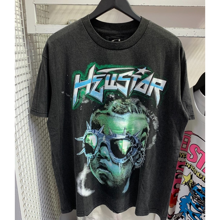 เสื้อยืดคอกลม แขนสั้น พิมพ์ลาย High Street Hellstar Studios Hell Star Future สําหรับผู้ชาย และ ...