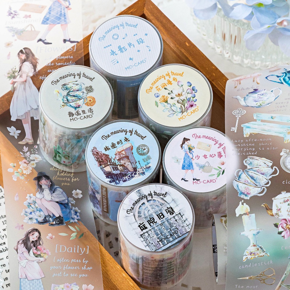 Enwei เทปวาชิ กันน้ํา ขนาด 50 มม.*2 ม. สําหรับตกแต่งสมุดภาพ 1 ม้วน ...